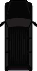 Aerial view of a car Royalty Free Vector Image