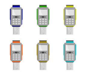 Pos on white background Royalty Free Vector Image