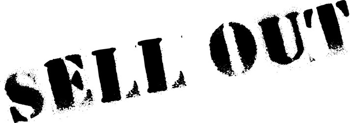 Sell out rubber stamp Royalty Free Vector Image