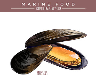 Mussels Drawing Vector Images (over 1,800)