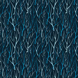 Seamless pattern with hand drawn silhouette Vector Image