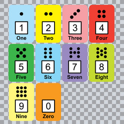 Learn numbers and counting for toddlers Royalty Free Vector