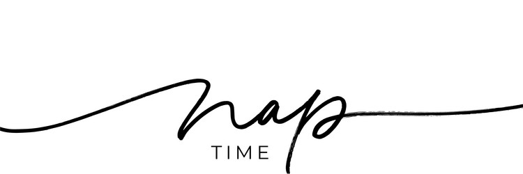 Font design for word sleep time with girl Vector Image