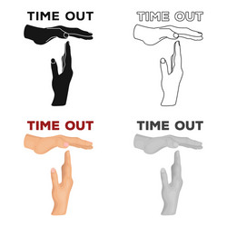 Timeout Hand Signal Vector Images (62)
