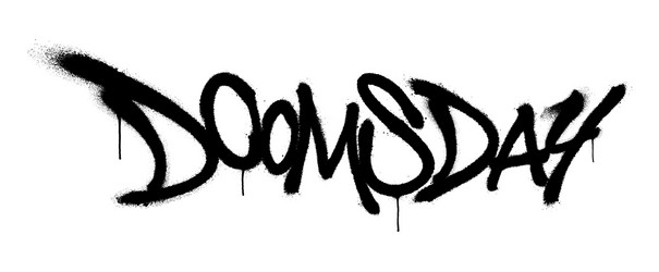 Make art not war graffiti tag in black over Vector Image