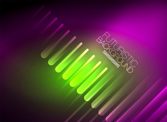 Bright neon color techno abstract background Vector Image