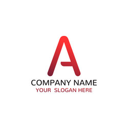 Premium a letter logo Royalty Free Vector Image