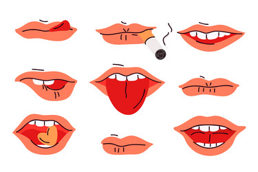 Male Lip Shapes Chart