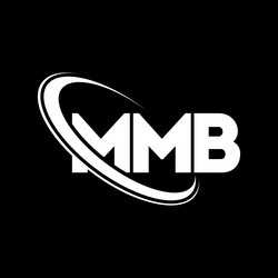 Mmb circle letter logo design Royalty Free Vector Image