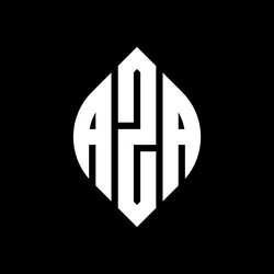 Aza logo letter design Royalty Free Vector Image