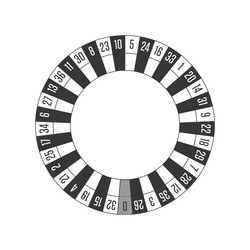 American Roulette Wheel Royalty Free Vector Image