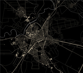 Map city larissa greece Royalty Free Vector Image