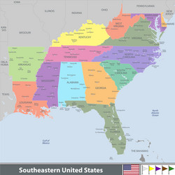 Southeastern United States Vector Images (over 170)