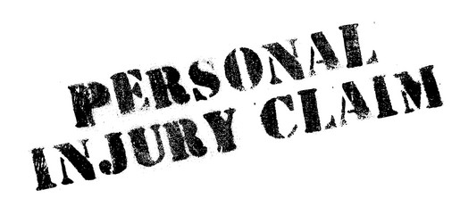 Personal injury claim rubber stamp Royalty Free Vector Image