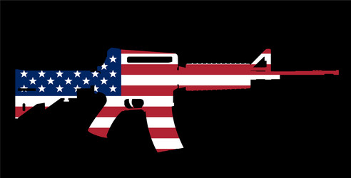 Assault rifle Royalty Free Vector Image - VectorStock