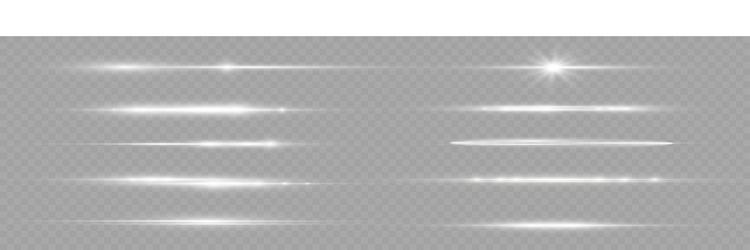 White horizontal line Royalty Free Vector Image
