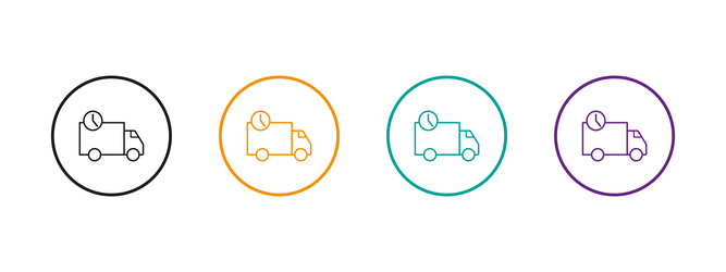 Delivery symbol Royalty Free Vector Image - VectorStock