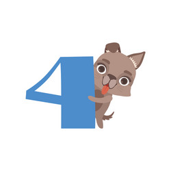 Animal Number 4 Vector Images (over 730)