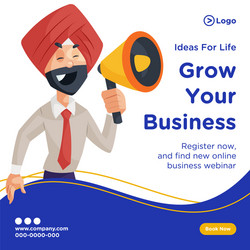 Banner design ideas for life Royalty Free Vector Image