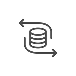 Currency exchange money convert transfer Vector Image