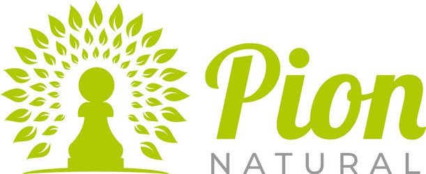 Maple pion logo design Royalty Free Vector Image