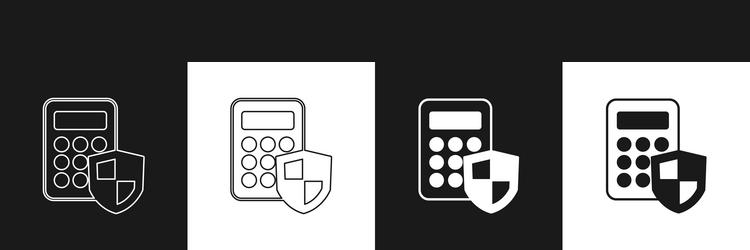 White security system control panel with display Vector Image