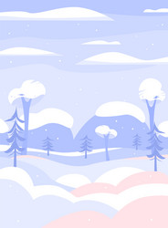 Cold winter weather banner or card with freezing Vector Image