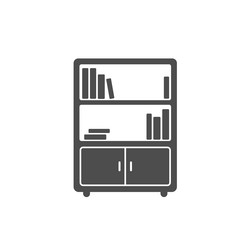 Shelf Book Silhouette Vector Images (over 660)