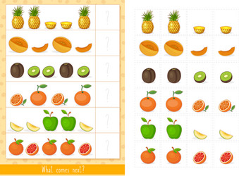 Educational children game logic for kids Vector Image