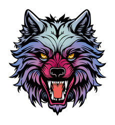 Werewolf Head Logo Royalty Free Vector Image - VectorStock