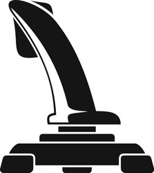 Airplane joystick icon outline style Royalty Free Vector