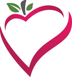 Valentine love heart claws scratch Royalty Free Vector Image