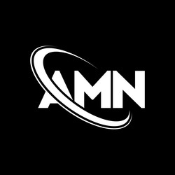 Amn logo letter design Royalty Free Vector Image