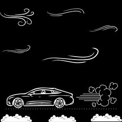 Driving car Royalty Free Vector Image - VectorStock