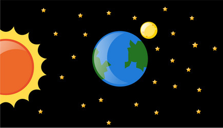 Sun Moon Earth Clip Art