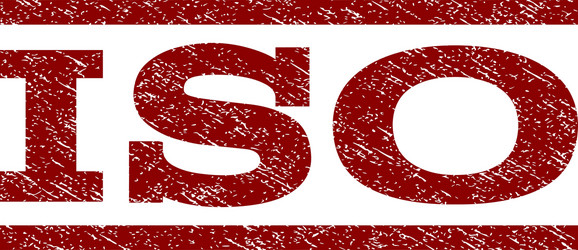 Iso certified watermark stamp Royalty Free Vector Image