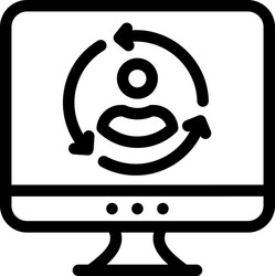 Profile update Royalty Free Vector Image - VectorStock