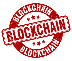 Cryptocurrency stamp label round Royalty Free Vector Image