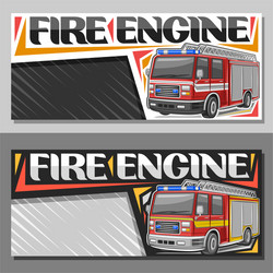 Logo for fire engine Royalty Free Vector Image