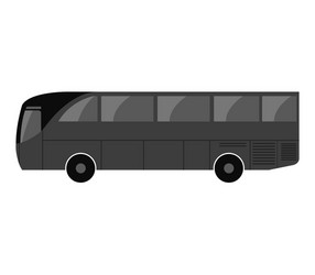 Pullman on white background Royalty Free Vector Image