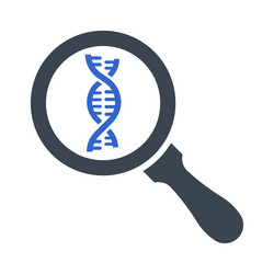 Biology research icon Royalty Free Vector Image