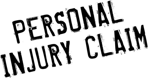 Personal injury claim rubber stamp Royalty Free Vector Image