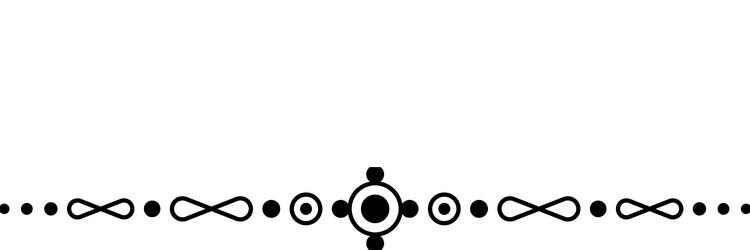 Celestial star sparkle pattern line text divider Vector Image