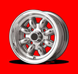 Classic car rims template Royalty Free Vector Image