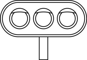 Horizontal Traffic Lights Clip Art