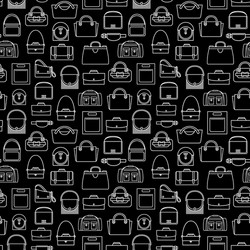 Fashion bags seamless pattern Royalty Free Vector Image