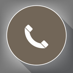 Support sign white icon Royalty Free Vector Image