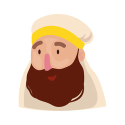 Saint joseph silhouette Royalty Free Vector Image