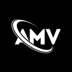 Amv logo letter letter logo design Royalty Free Vector Image