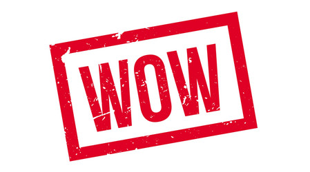 Wow rubber stamp Royalty Free Vector Image - VectorStock